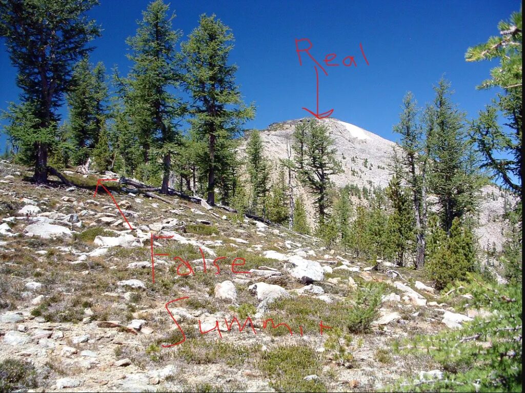 Illusion of false summits - Summiting isn't easy but, it's worth the climb